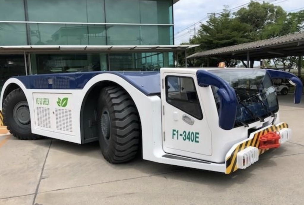 Electric aircraft pushback tractor trialled at major airport ...