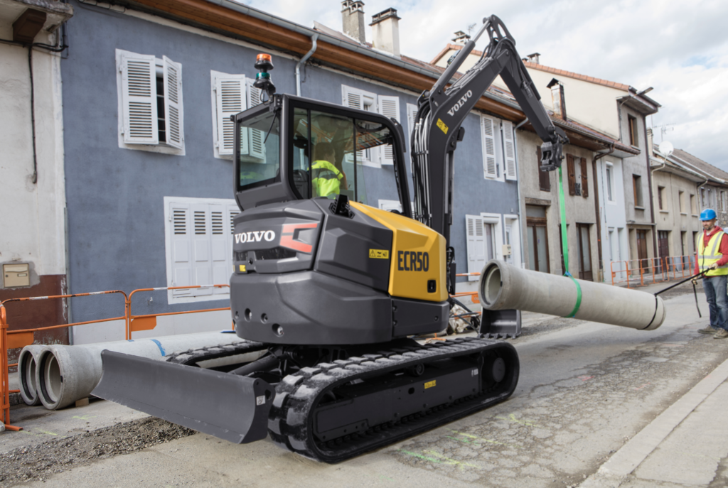 Volvo CE offers new F generation ECR50 compact excavator | Industrial ...