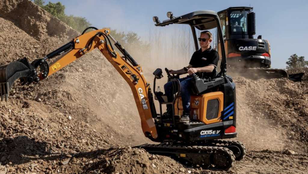 Case announces new mini-excavator range including electric editions ...