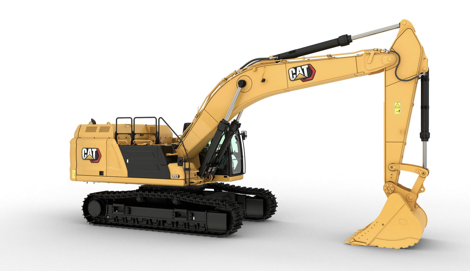 Caterpillar unveils powerful new Cat 352 hydraulic excavator ...