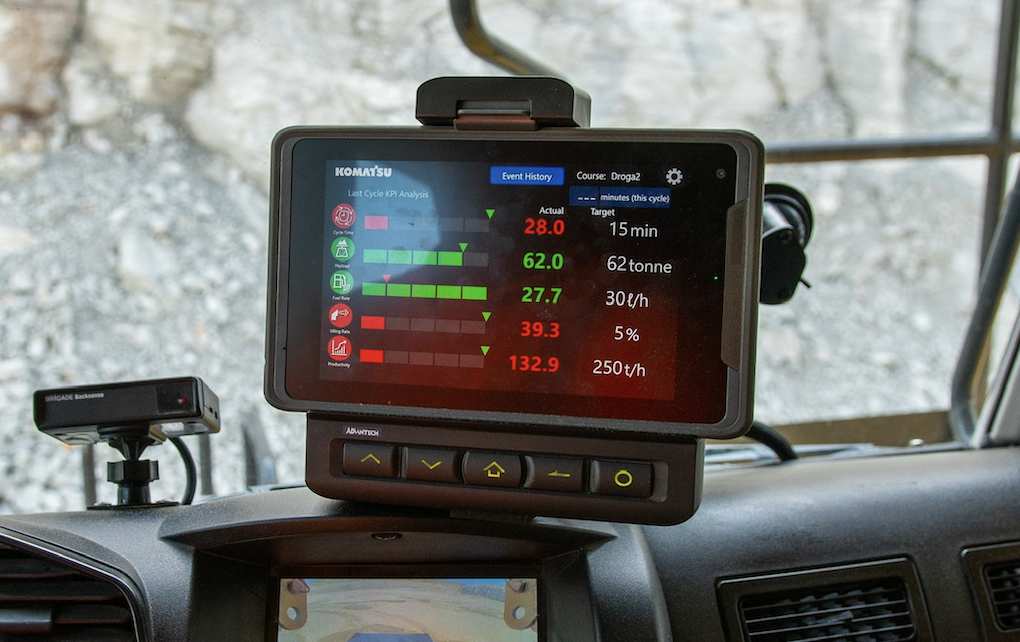 Komatsu unveils new guidance monitor for dump trucks | Industrial ...