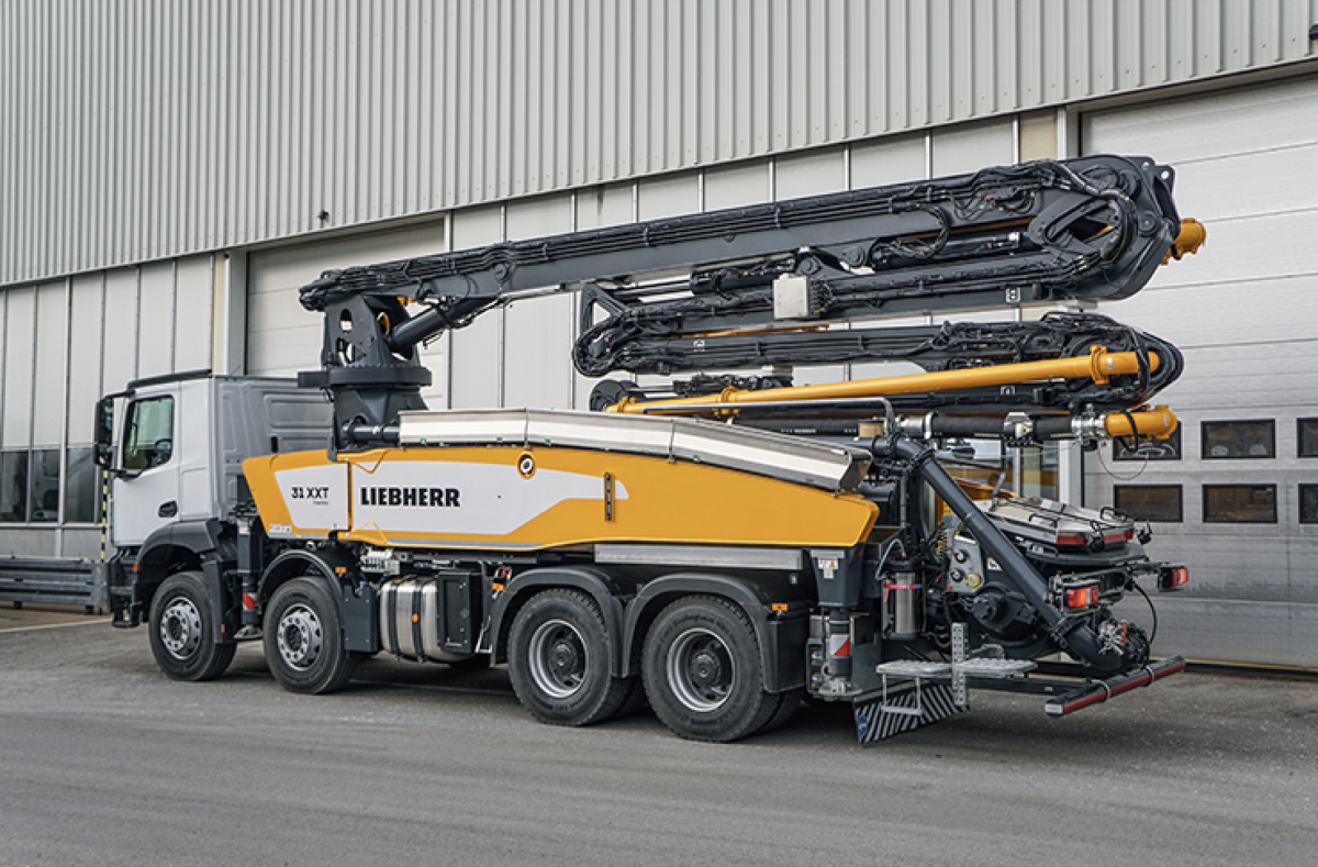 Liebherr unveils new truck mounted pump | Industrial Vehicle Technology ...
