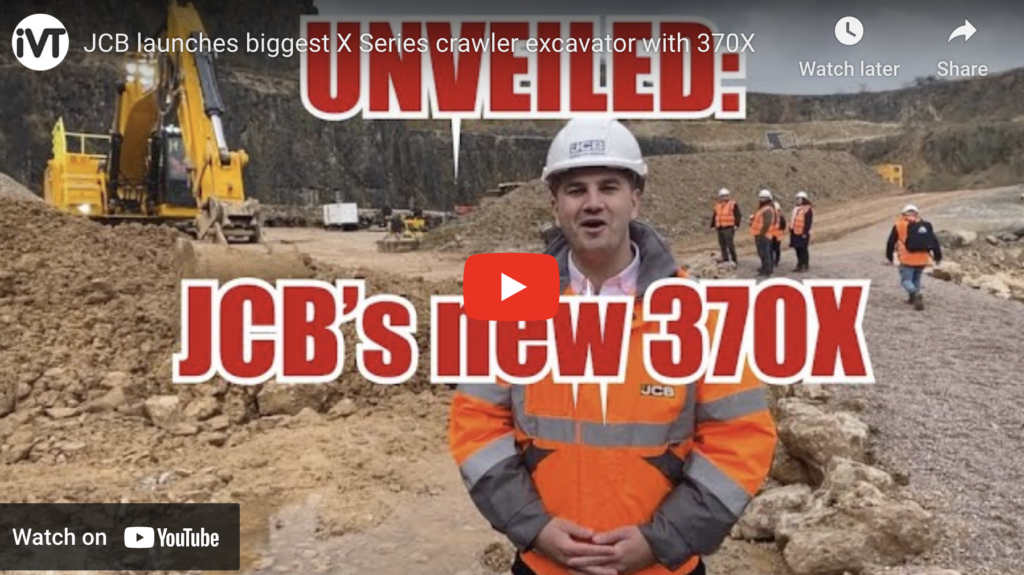 VIDEO: JCB launches biggest X Series crawler excavator – the 370X ...