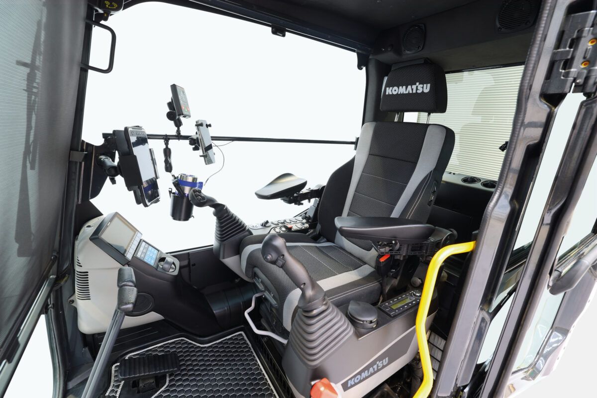 Komatsu unveils new crawler excavator cab | Industrial Vehicle ...