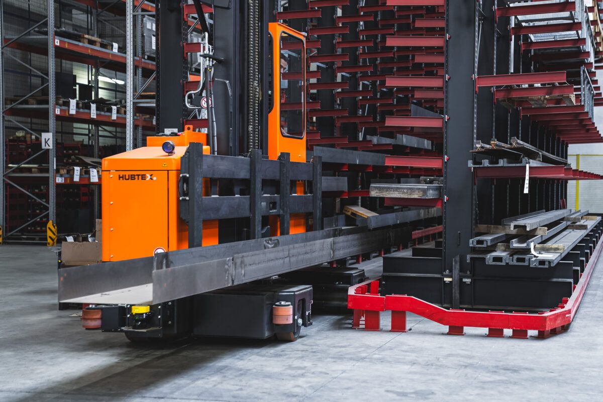 Hubtex introduces industry's first sensory aisle entry assistant ...