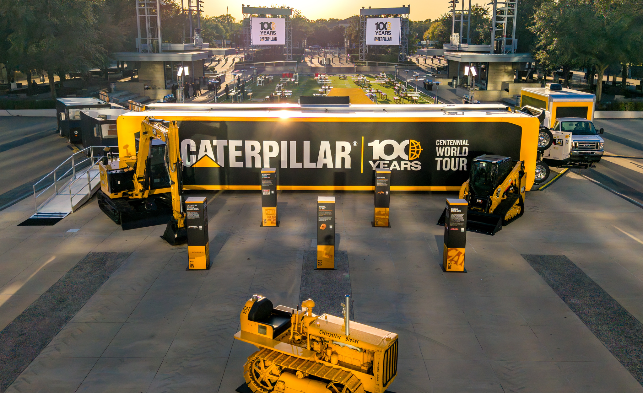 Caterpillar celebrates centennial anniversary throughout the US ...