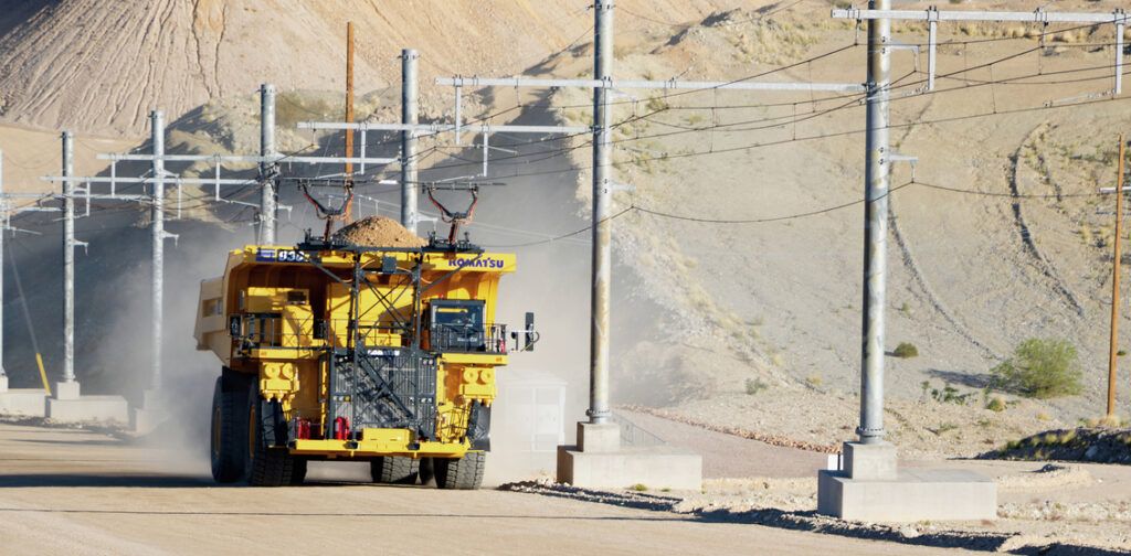 Komatsu achieves autonomous trolley milestone with battery-ready ...